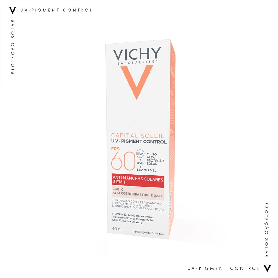 Protetor Solar Facial com Cor FPS60 | Vichy